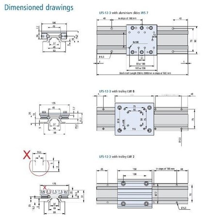 Isel LFS-12-3 Linear Rail 235300 0029 | Zoro